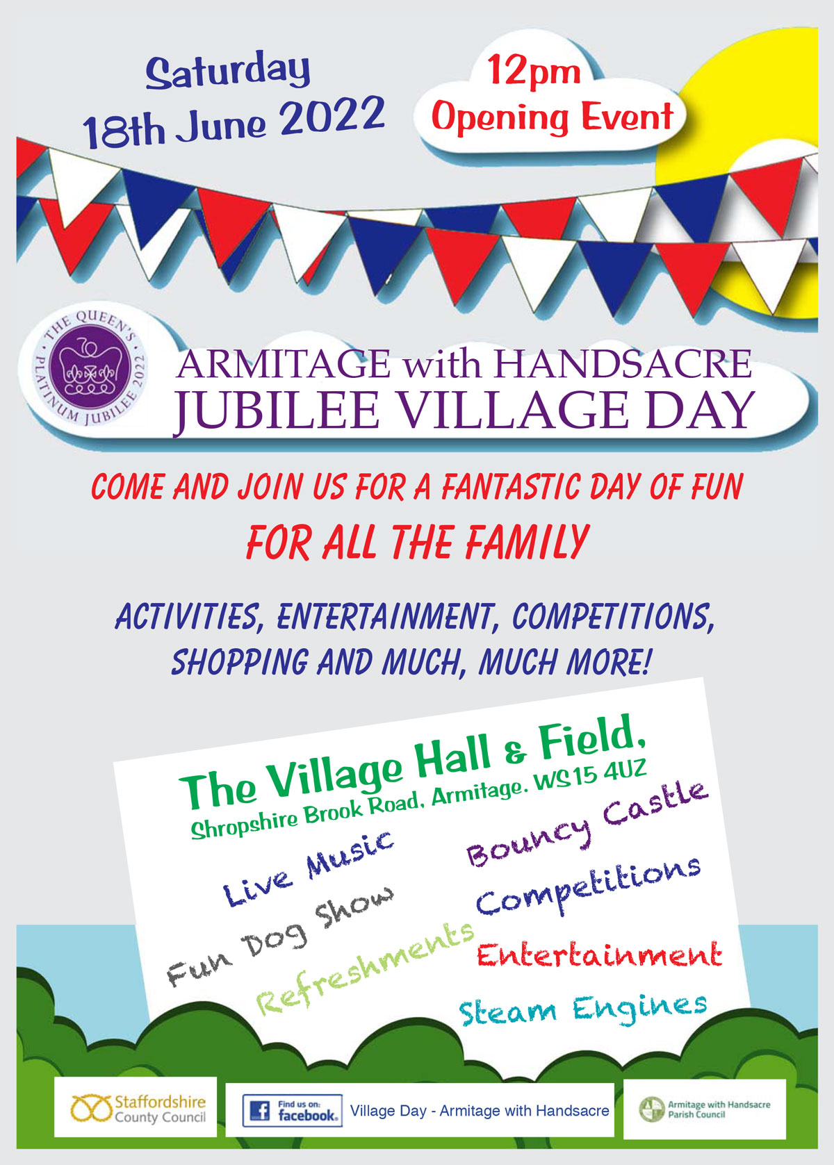 Village Day – Armitage with Handsacre Village Hall