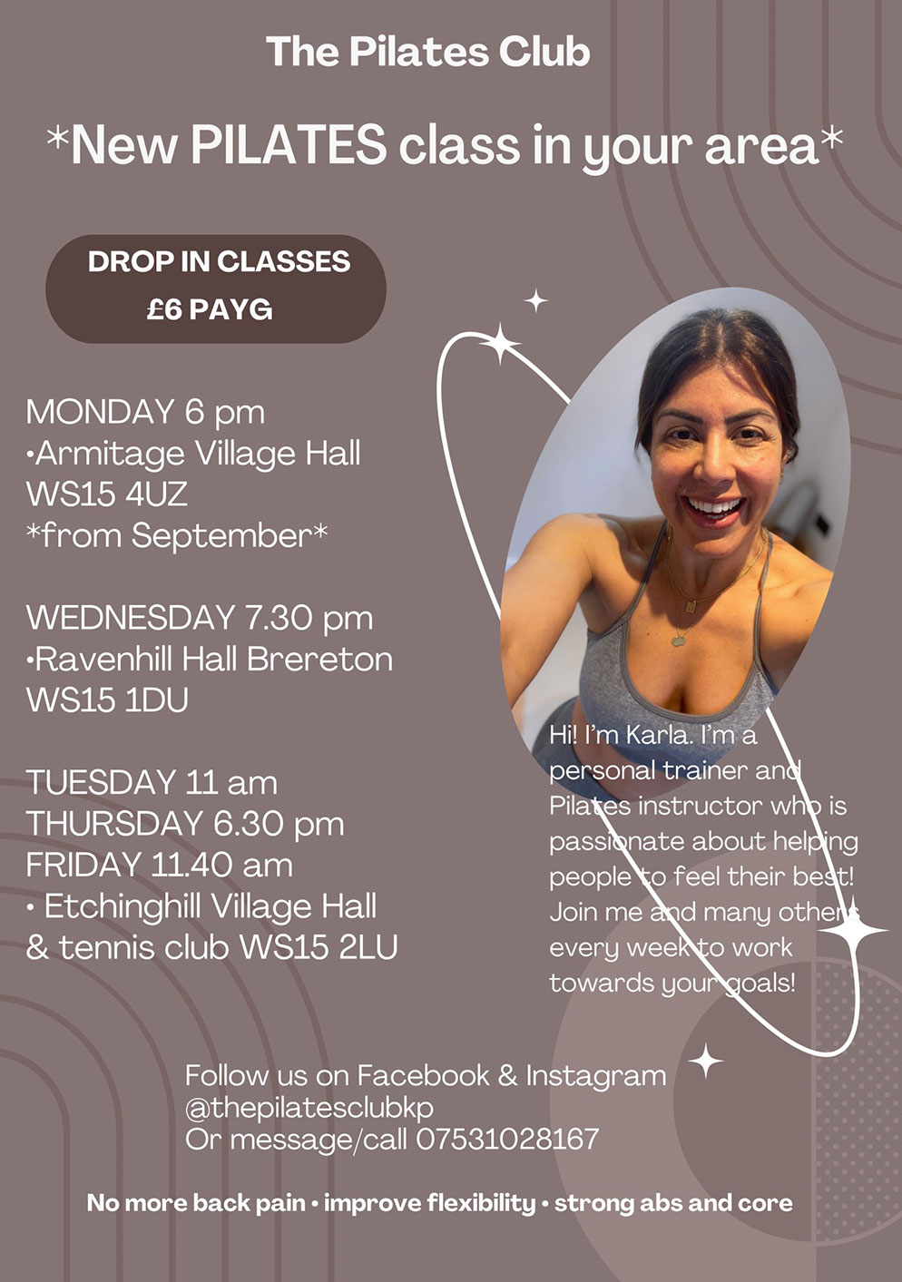 What’s on – Armitage with Handsacre Village Hall